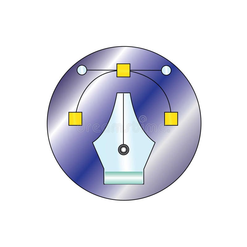 Illustration of the Scale Vector Gradient Blue Stock Illustration ...