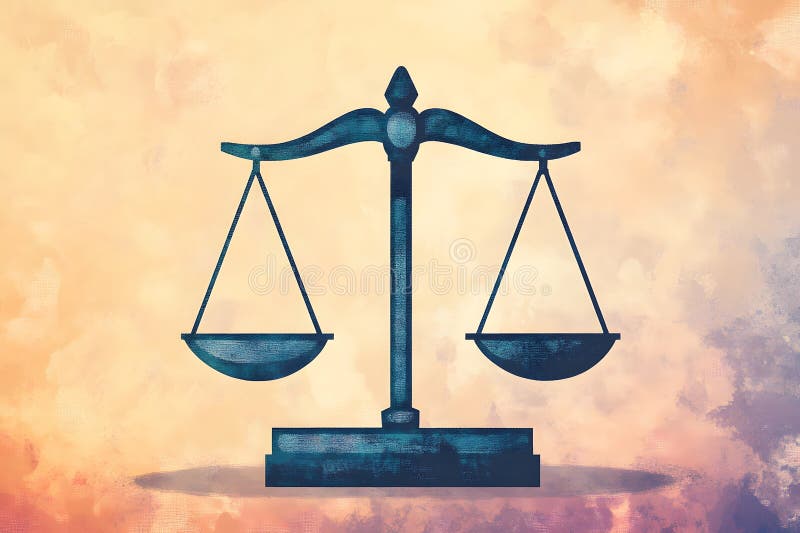 Illustration of Scales Symbolizing Social Justice and Human Rights ...