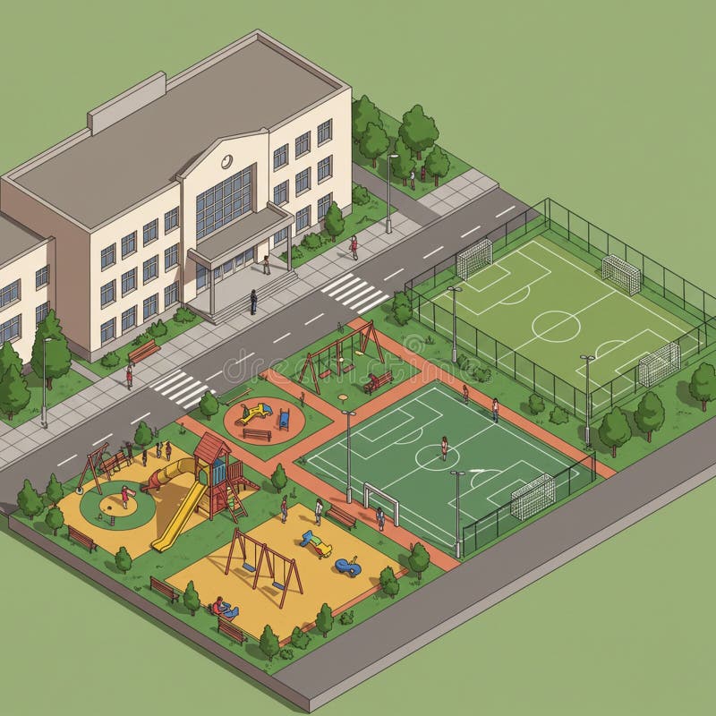 Large Rectangular Sports Fields Stock Illustrations – 16 Large ...