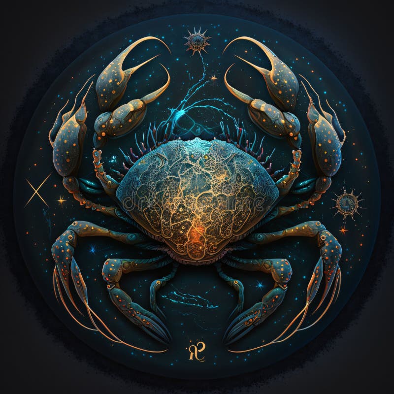 Illustration of a Scorpion Zodiac Sign. Zodiac Constellation Stock ...
