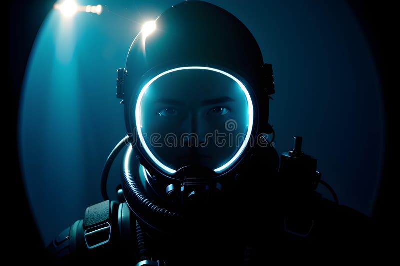 Illustration of Scuba Diver in Deep Sea Stock Illustration ...