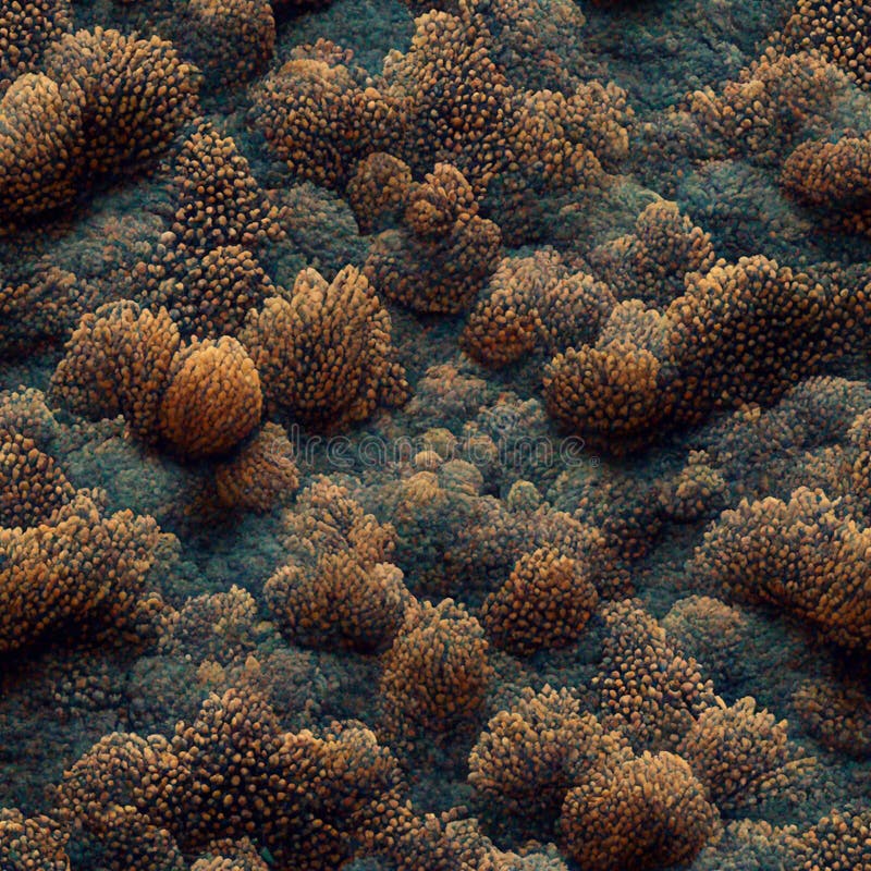 Illustration of Seamless Bush Wall Decorative Designs Stock ...