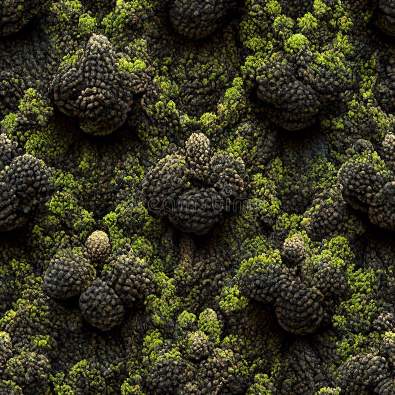 Illustration of Seamless Bush Wall Decorative Designs Stock ...