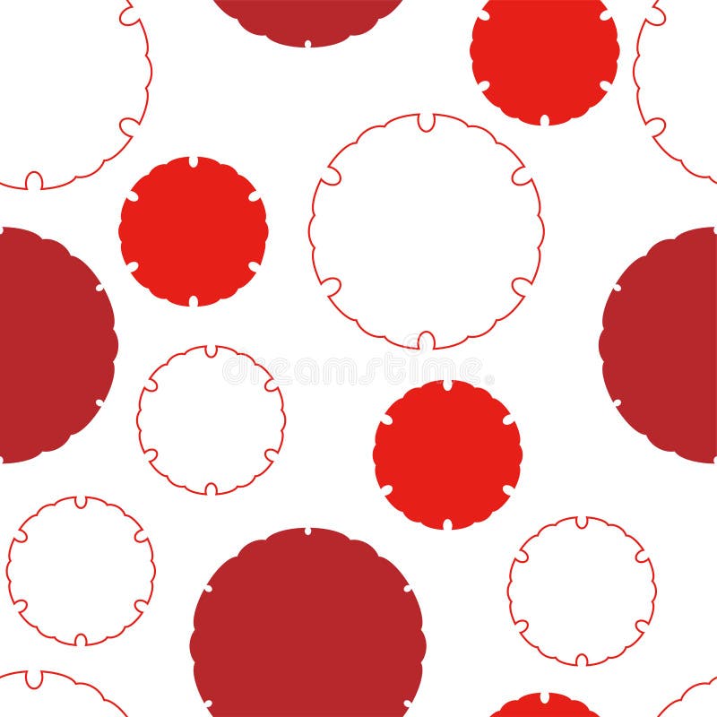 Seamless Japanese Pattern Representing the Snow Ring Stock Vector ...