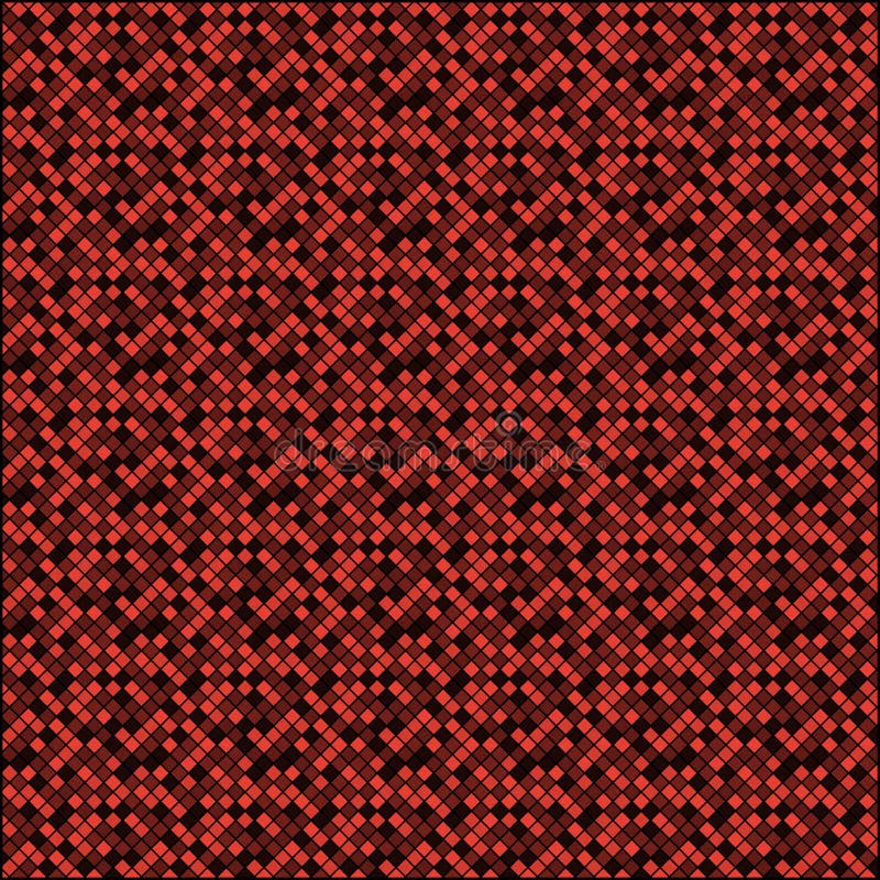 Illustration Seamless Pattern Made Red and Black Stock Illustration ...