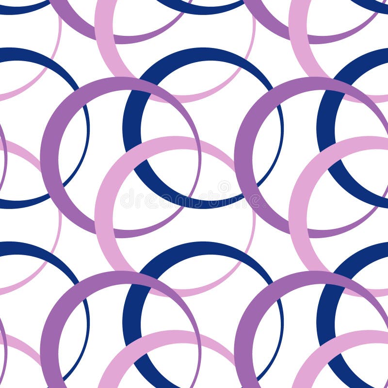 Illustration Seamless Pattern on a Square Background - Rings are ...