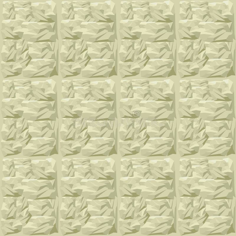 Seamless Pattern from Stone Blocks Stock Vector - Illustration of ...