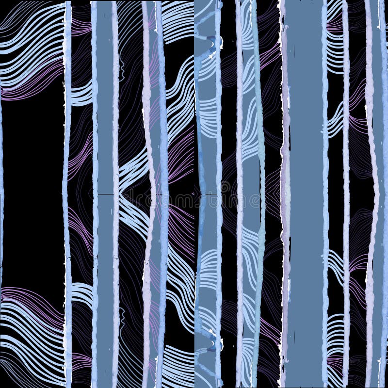 Illustration of Seamless Pattern Strip Stock Vector - Illustration of ...