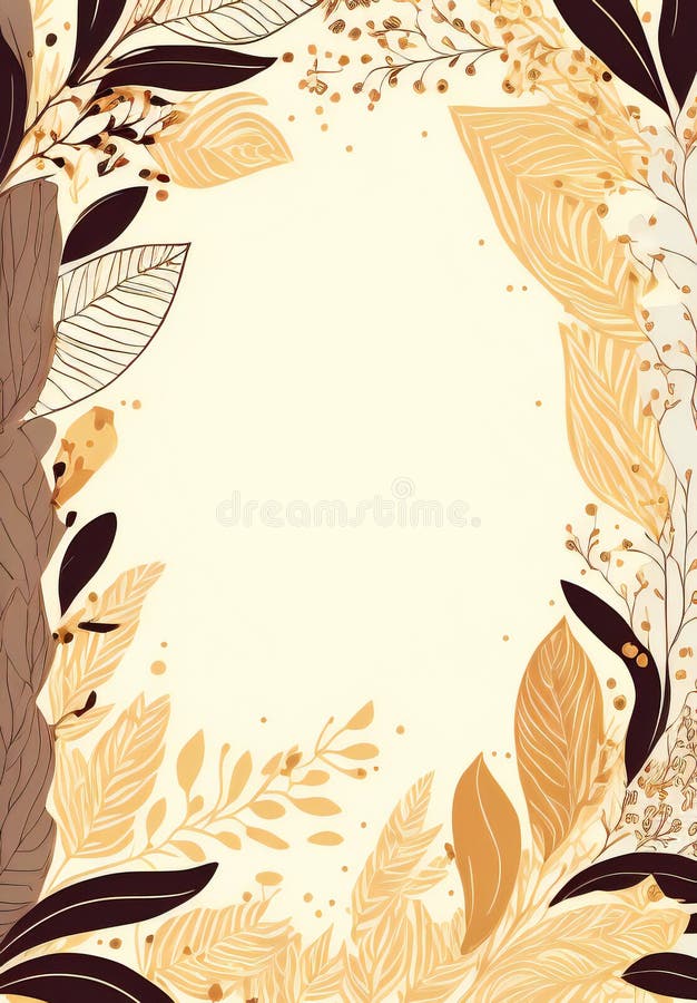 Seamless Pattern in Warm Color, Nature, Flowers & Gardens Stock ...