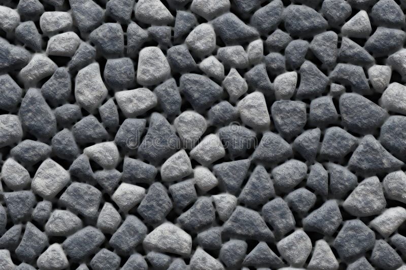 Seamless Texture of Small Pebble Stones, Close-up Stock Illustration ...