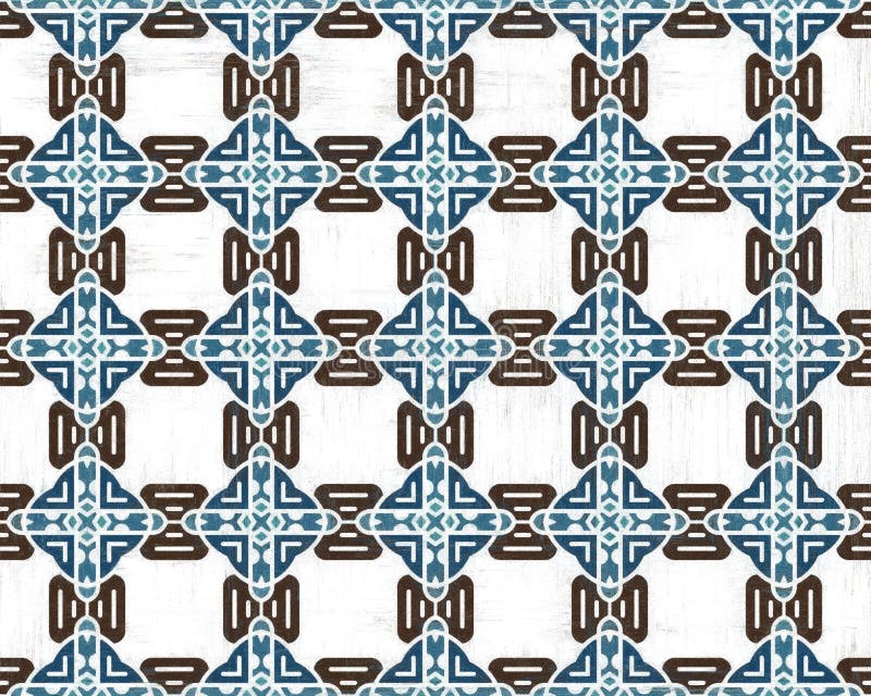 Illustration of a Seamless Tile Pattern Background Stock Photo - Image ...