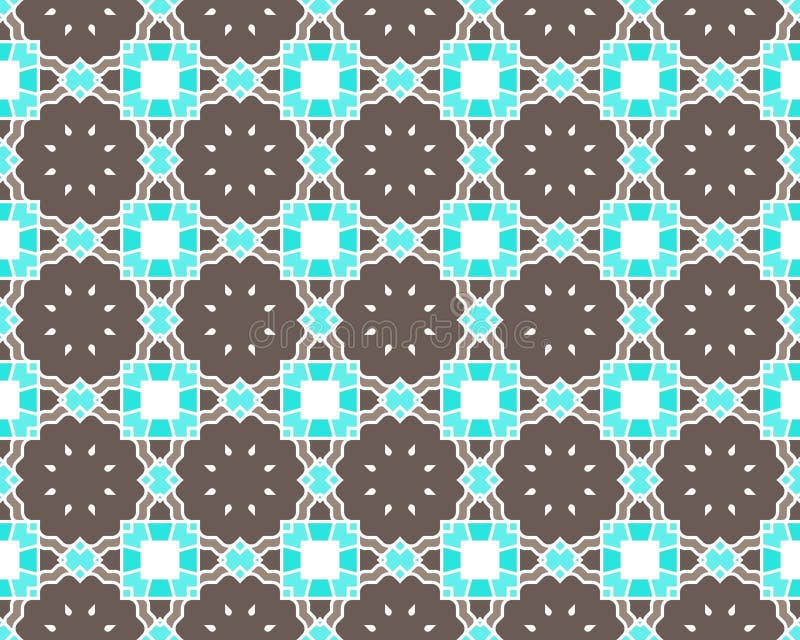 Illustration of Seamless Tile Pattern - Cool As Background or Wallpaper ...