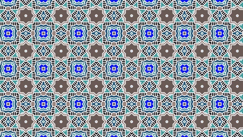 An Illustration of a Seamless Tile Pattern Isolated on a Dark Blue ...