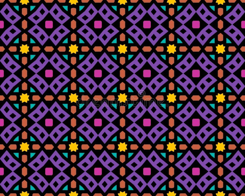 Illustration of Seamless Tile Pattern - Perfect for Background or ...