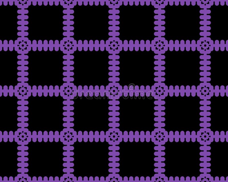 Illustration of Seamless Tiles Pattern in a Purple Color Stock ...