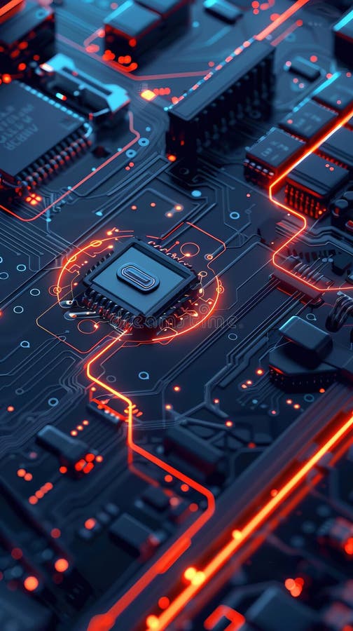 Illustration of a Secure Login Screen with Key and Password Input ...