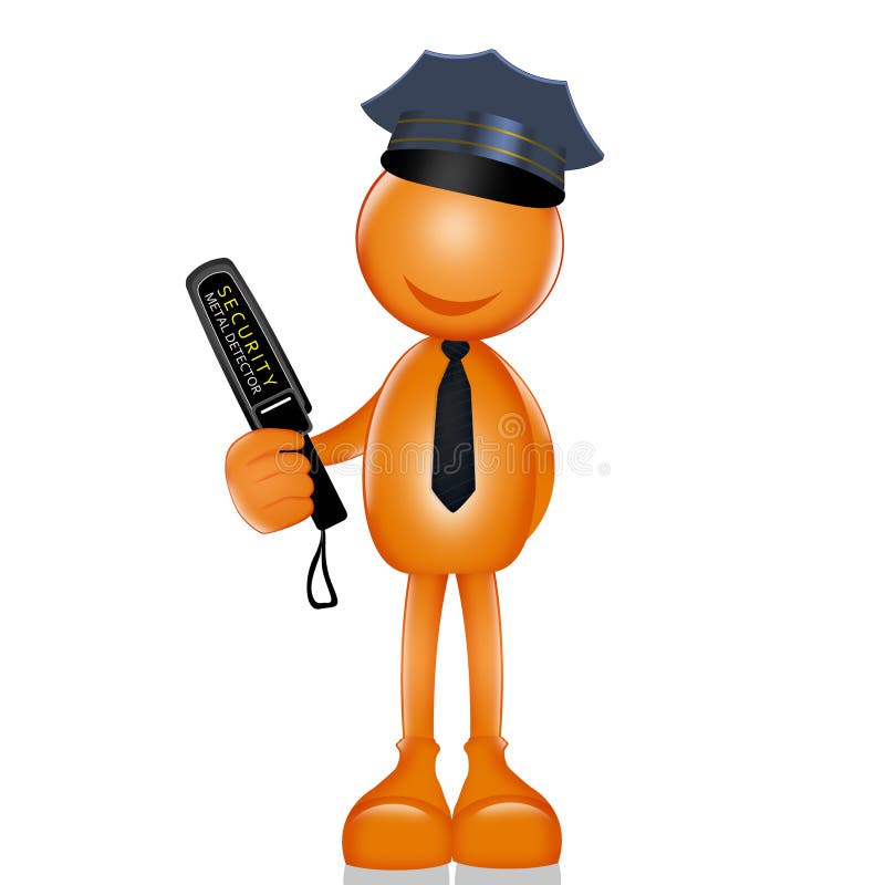 Illustration of the Stick Man Mayor Stock Illustration - Illustration ...