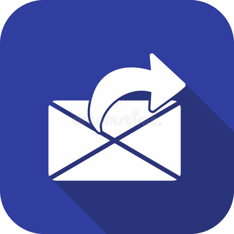 Illustration Send Message Icon for Personal and Commercial Use. Stock ...