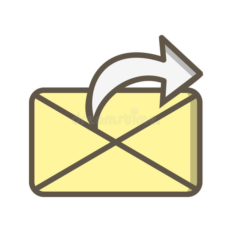 Illustration Send Message Icon for Personal and Commercial Use. Stock ...