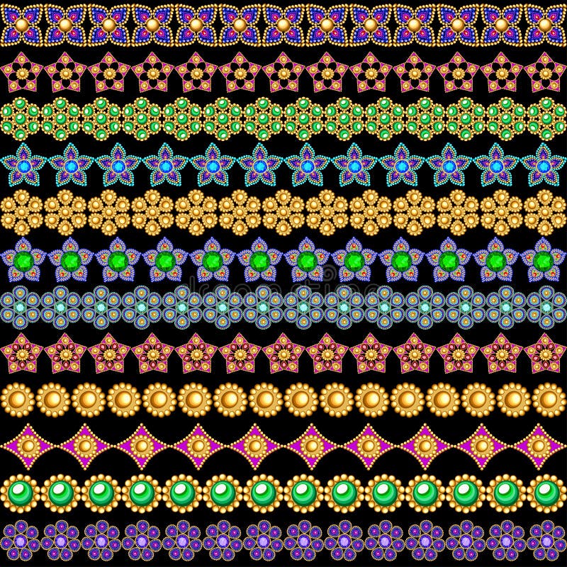 Borders Beads Stock Illustrations – 260 Borders Beads Stock ...