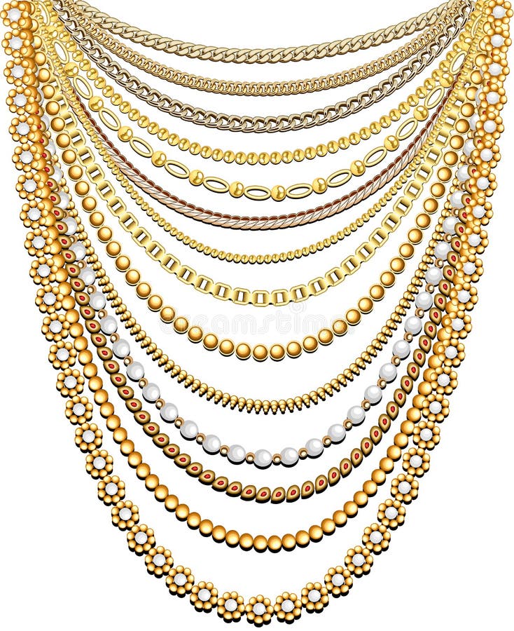Pearl Ruby Chains Stock Illustrations – 36 Pearl Ruby Chains Stock ...