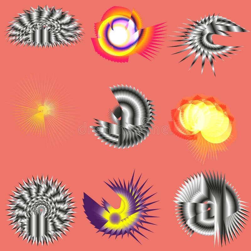 Shape effect stock illustration. Illustration of blue - 191130056