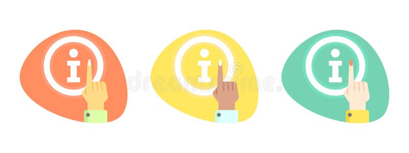 Illustration Set About Information Stock Illustration - Illustration of ...