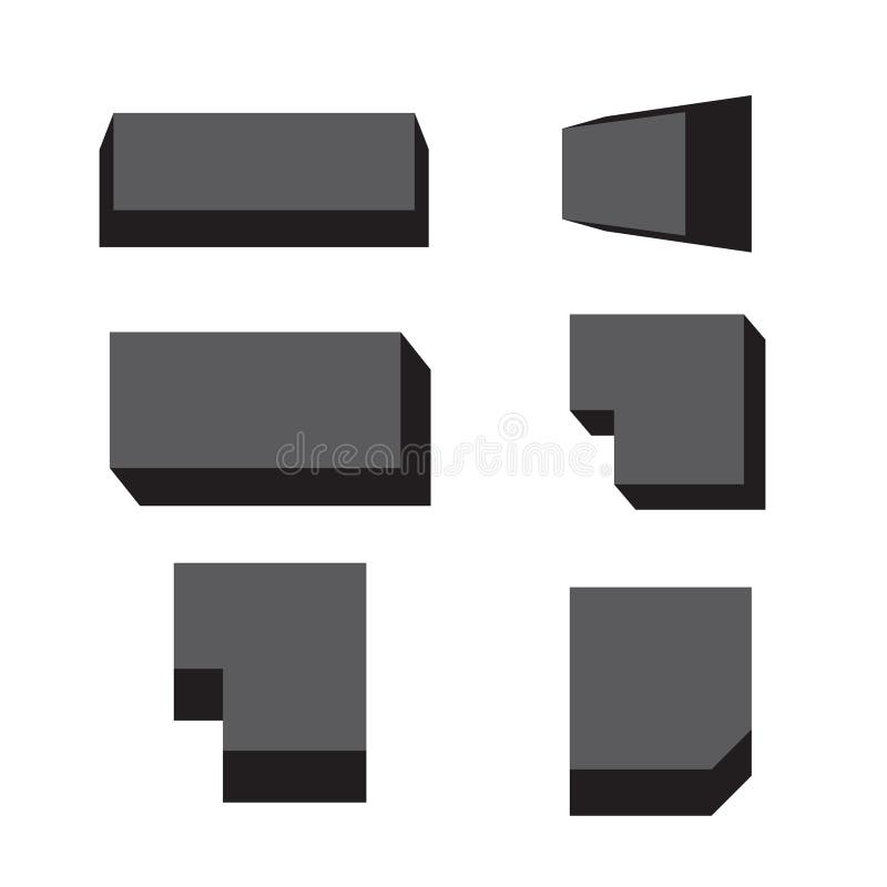 Illustration Set Keyboard Perspective Stock Vector - Illustration of ...