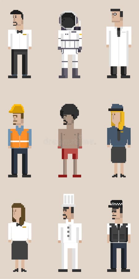 Pixelated Men Stock Illustrations – 638 Pixelated Men Stock ...