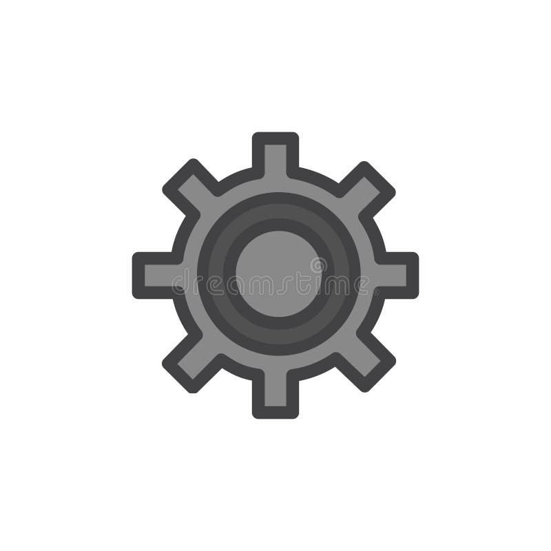 Illustration of Setup Icon Isolated Stock Illustration - Illustration ...
