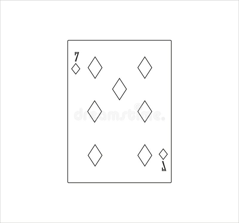 Seven diamonds stock illustration. Illustration of rare - 4519904