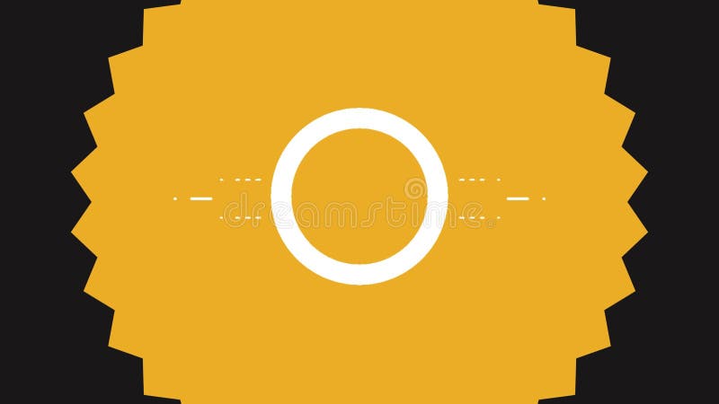 Illustration Shape Abstract Motion Graphic Video Black Background Stock ...