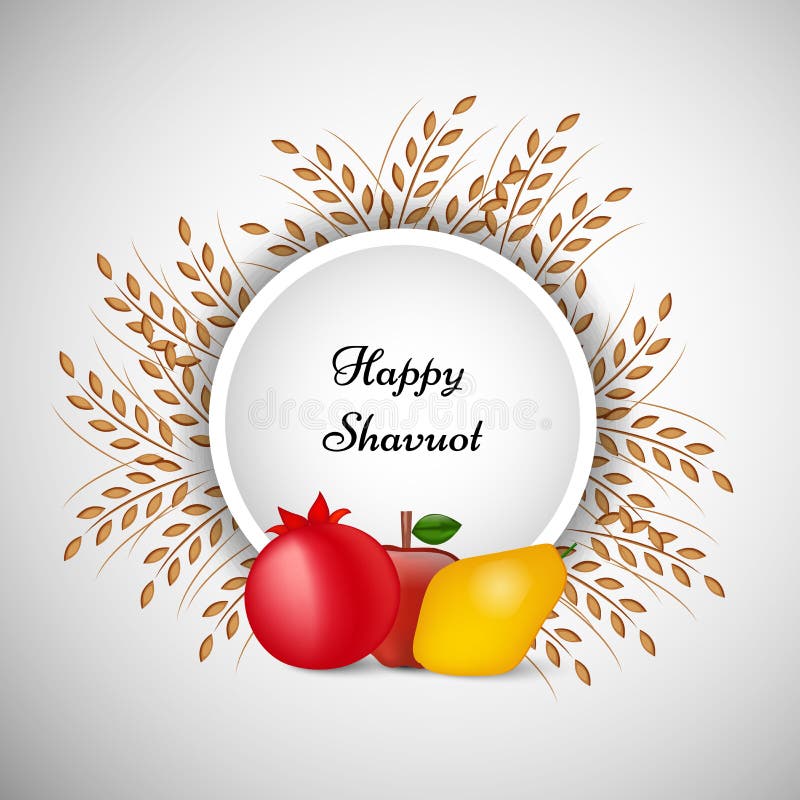 Illustration of Shavuot Background Stock Vector - Illustration of ...