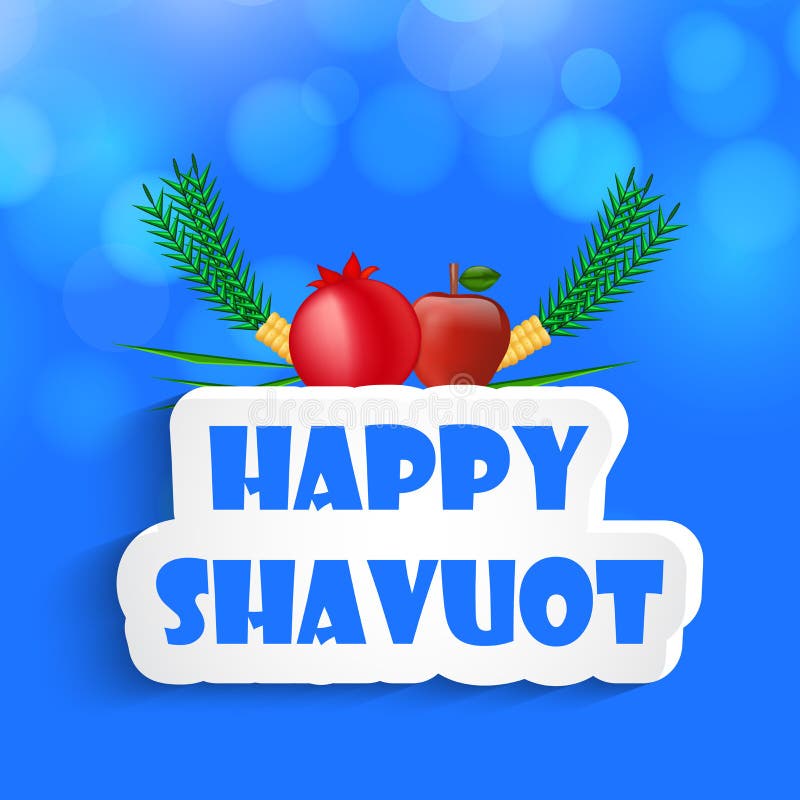 Illustration of Shavuot Background Stock Vector - Illustration of ...