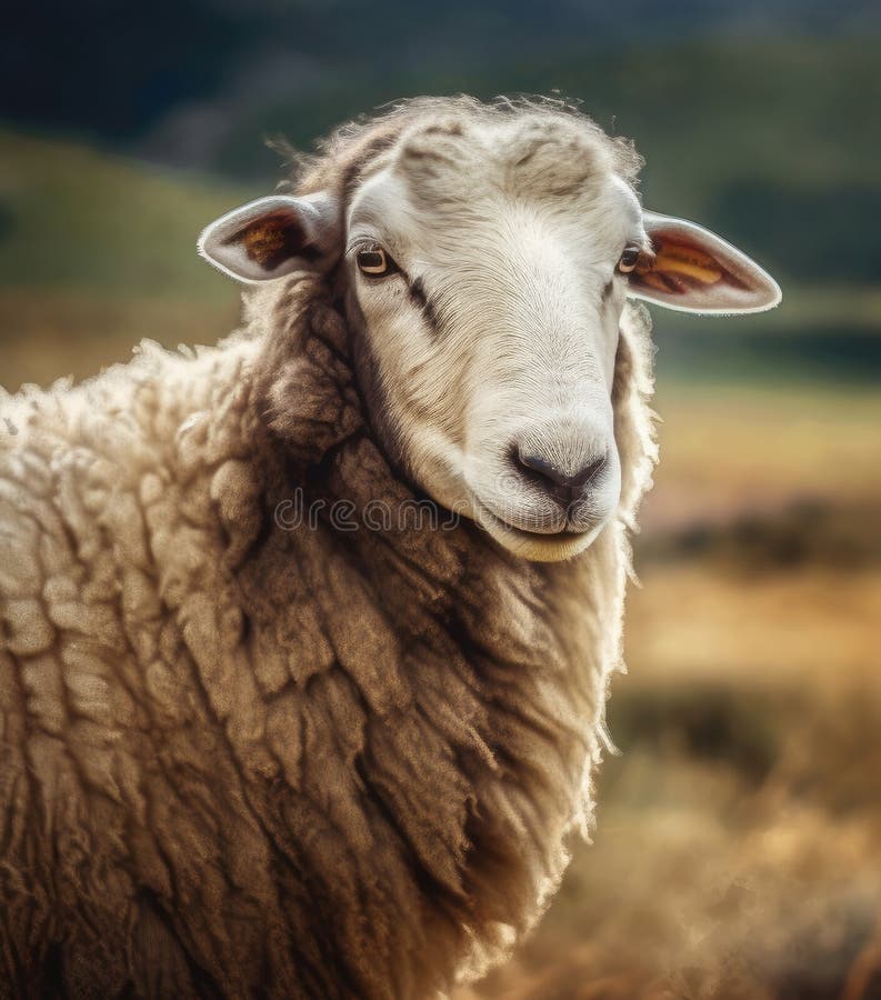 Sheep Face Realistic Stock Illustrations – 141 Sheep Face Realistic ...