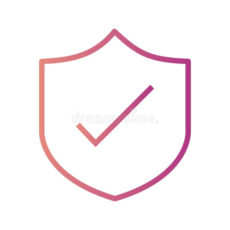 Illustration Shield Icon for Personal and Commercial Use.. Stock ...