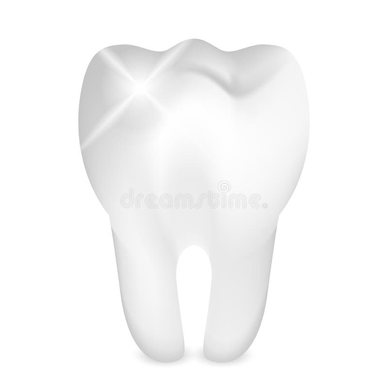 Illustration of Shiny Tooth Stock Vector - Illustration of gingivitis ...