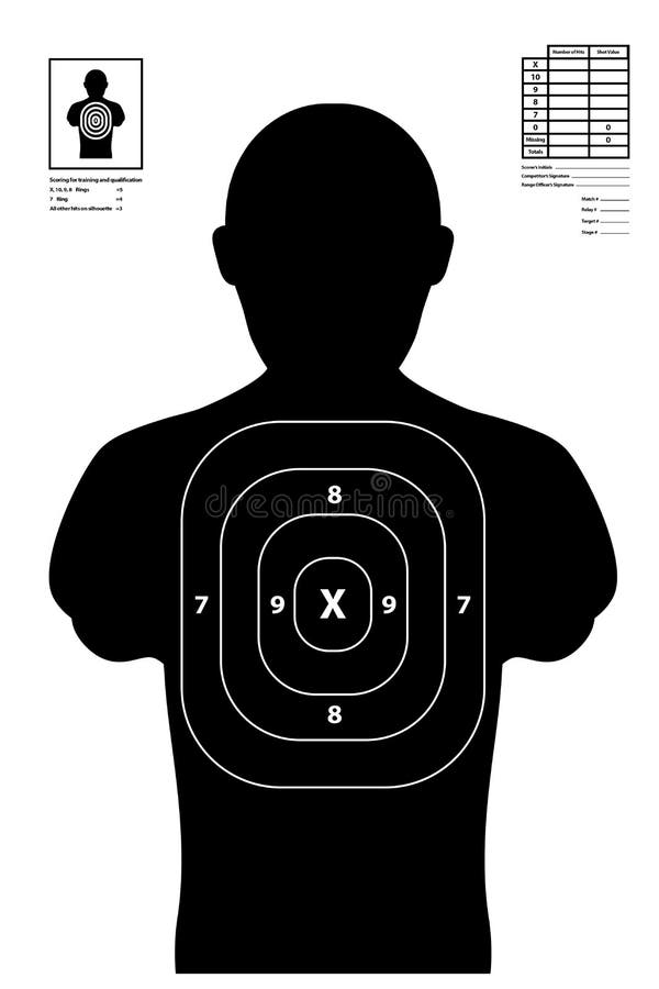 Illustration of a Shooting Target / Shooting Range Stock Illustration ... Illustration of a Shooting Target / Shooting Range Stock Illustration ...