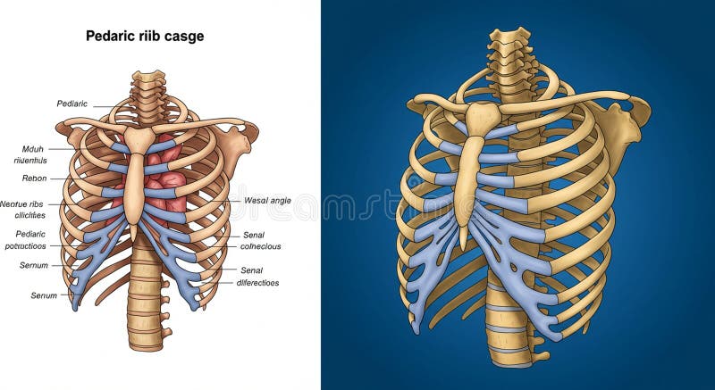 Spine Ribs Side Drawing Stock Illustrations – 12 Spine Ribs Side ...