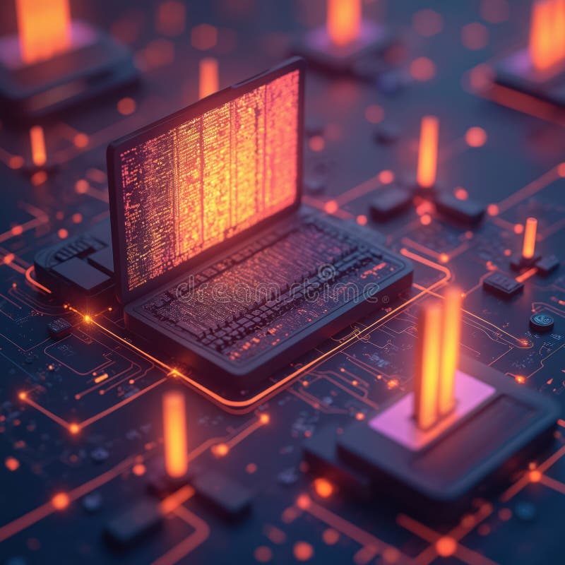 Programming Code Abstract Screen Software Developer Stock Illustrations – 5,422 Programming Code ...