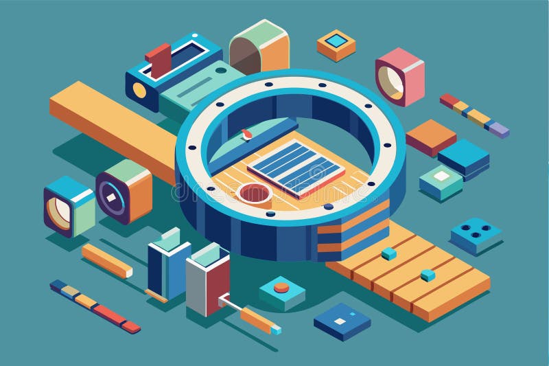 The Illustration Showcases a Customizable Watch App Layout Surrounded ...