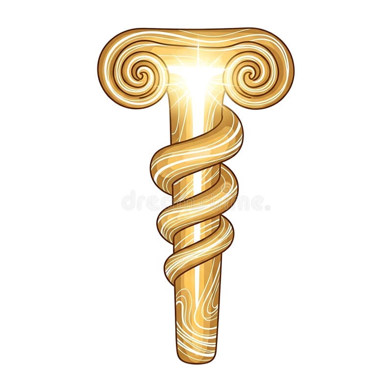 Central Golden Pillar Stock Illustrations – 117 Central Golden Pillar ...
