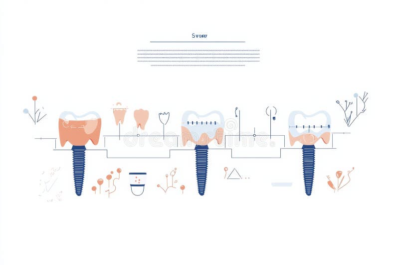 This Illustration Showcases the Three Essential Stages of Dental ...