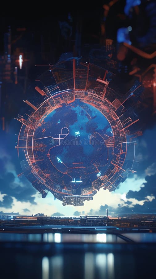 Illustration Showcasing AIs Potential and the Future of Technology ...