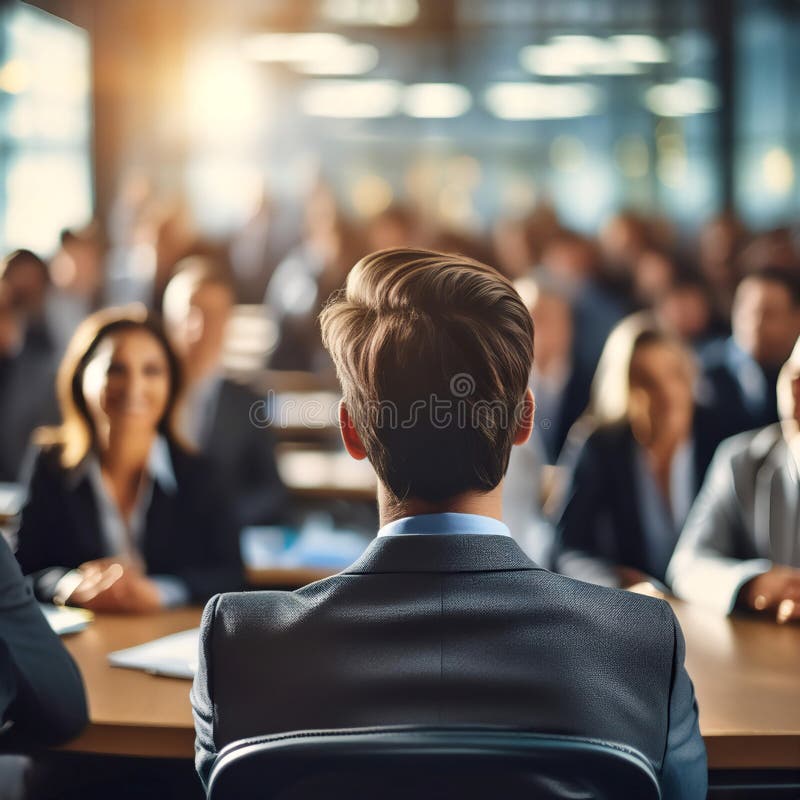 Illustration Showcasing a Business Seminar on Professional Development ...