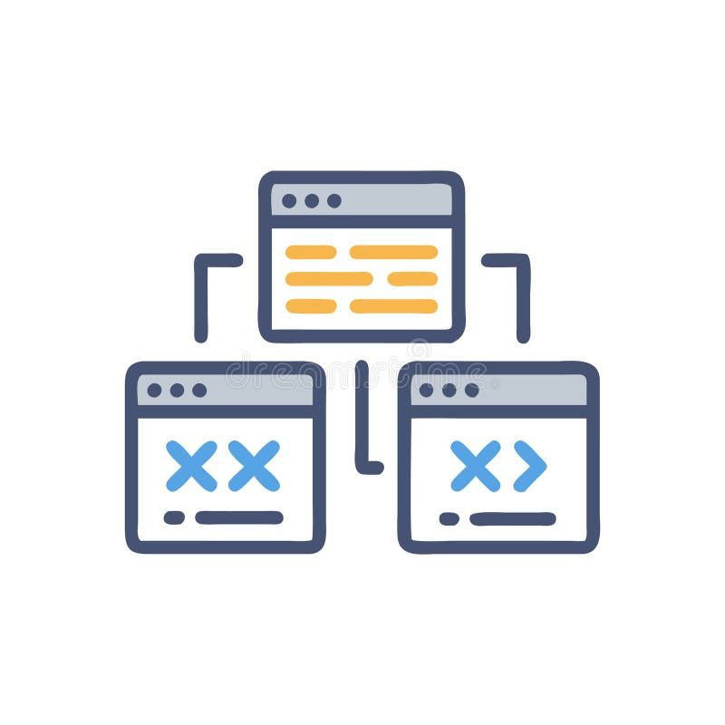 Comprehensive Web Security Icon Stock Illustration - Illustration of ...