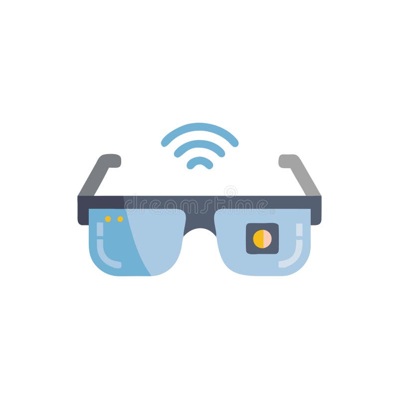 Innovative Smart Glasses Solutions Icon Stock Image - Illustration of ...