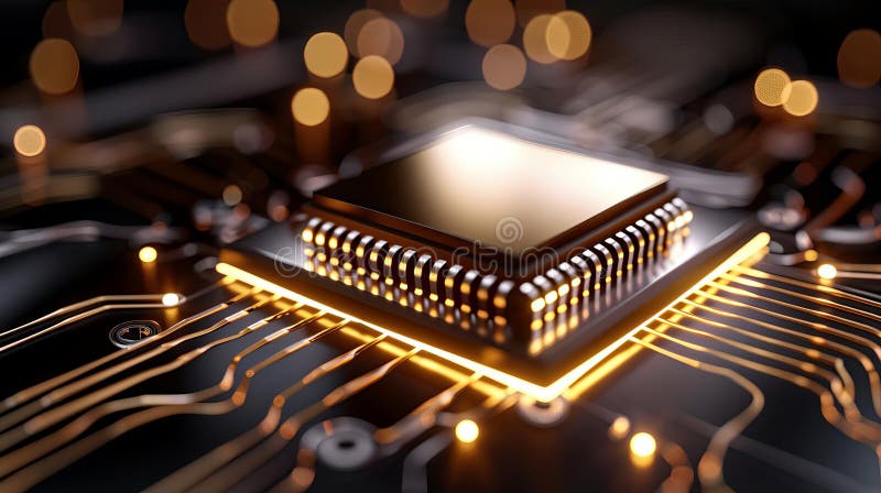 Illustration Showcasing Virtual Prototyping Techniques for Chip Design ...