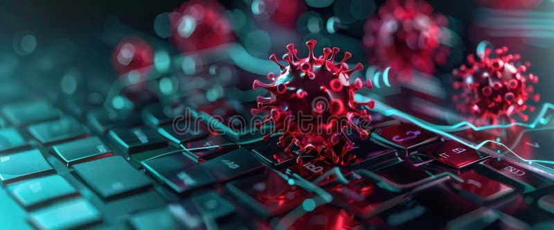 Cyber Security. Antivirus Software Protects Computers from Malware and ...