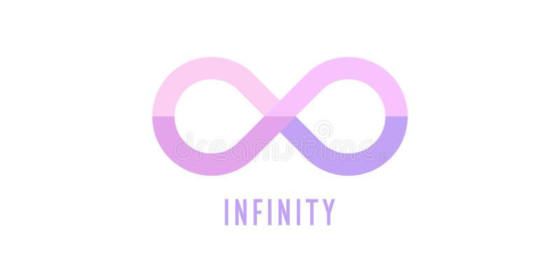 The Illustration Shows the Infinity Sign. Modern Graphics Stock Vector ...